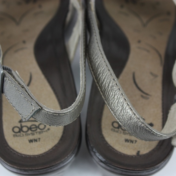 Abeo | Shoes | Abeo Bio System Womens Leather Sandals Neutral B7 | Poshmark